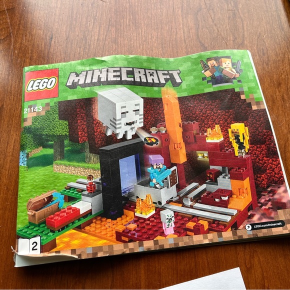 Lego | Toys | Lego Minecraft 2143 The Nether Portal | Poshmark